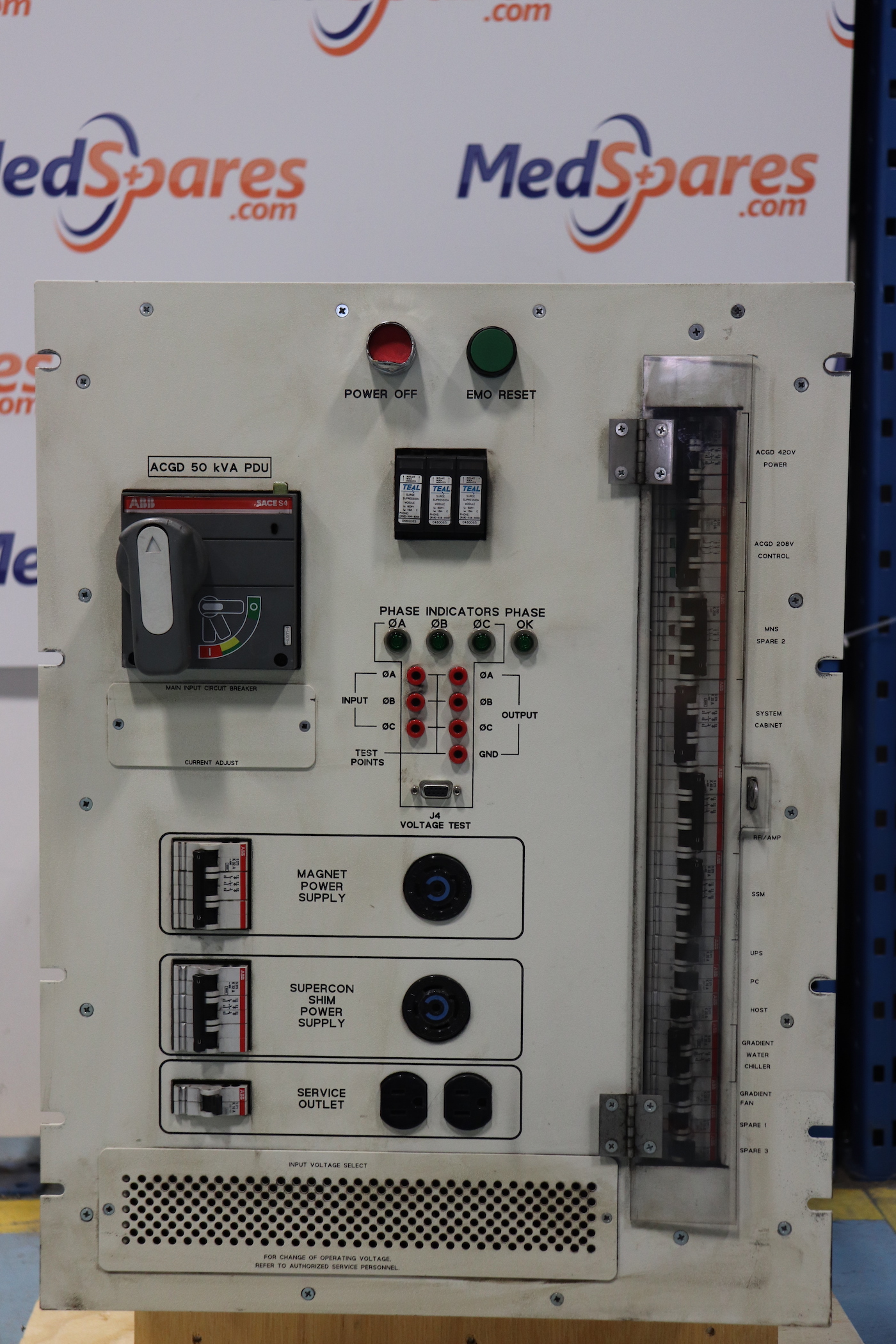 GE MRI Part Number: 6350002-04ACGD 3T PDU (P/N 2374930) | MedSpares